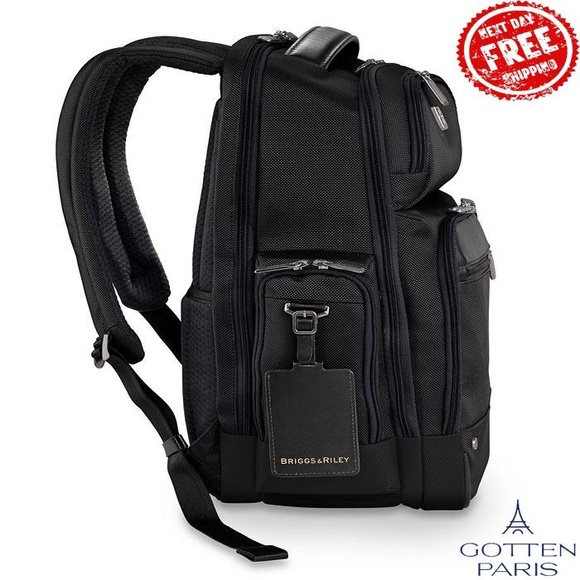 Briggs & Riley | Bags | Work Medium Cargo Backpack Black Womens Bag ...